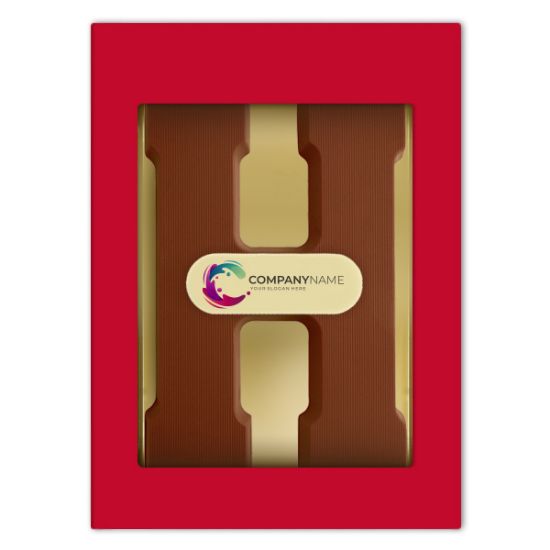 LogoLetter H melk 200 gram | Chocolade met logo