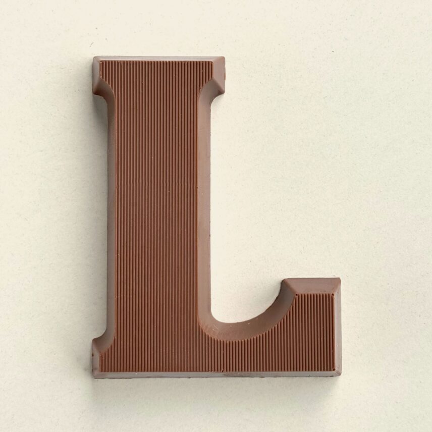 Chocoladeletter L melk 80 gram