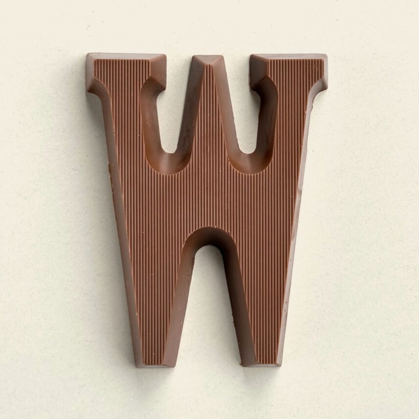 Chocoladeletter W melk 80 gram